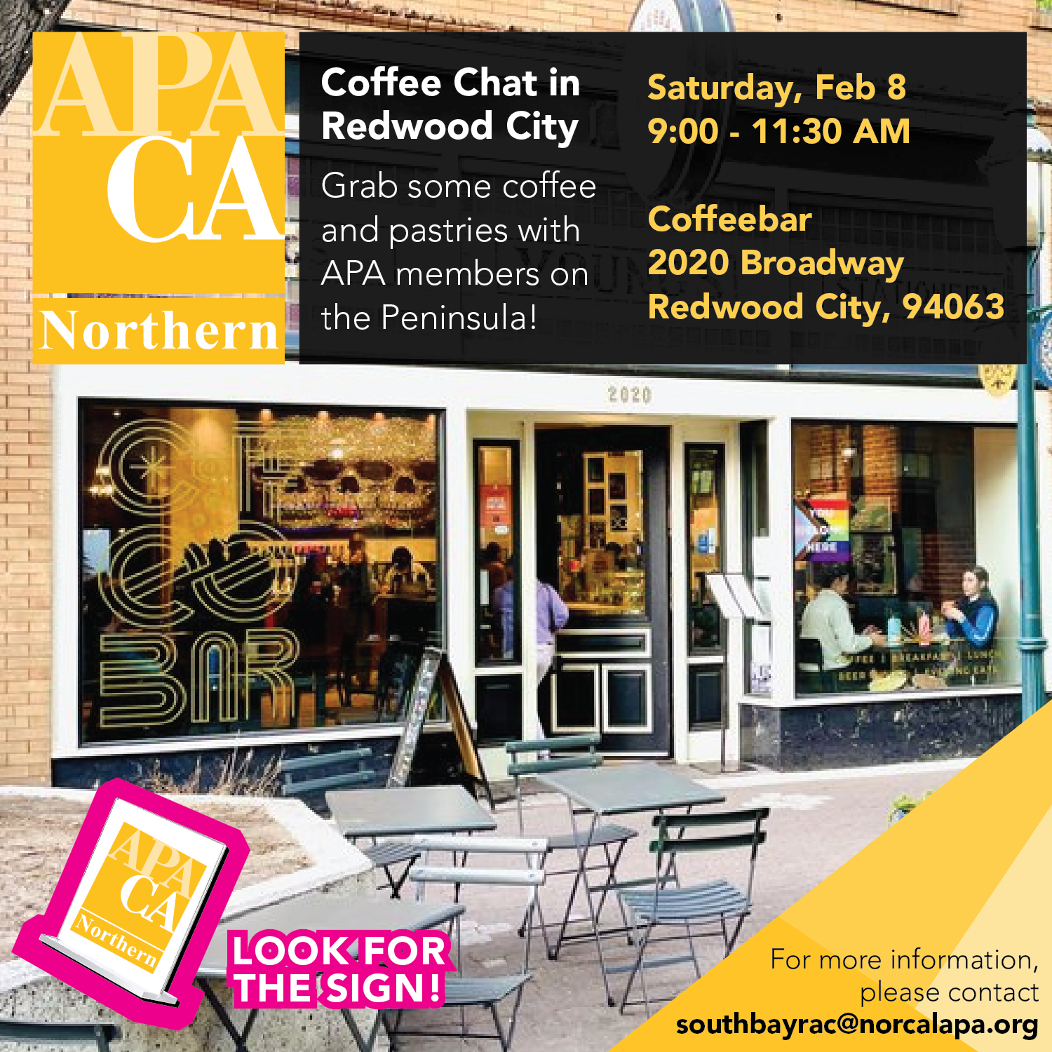 Coffee Chat in Redwood City - APA California — Northern